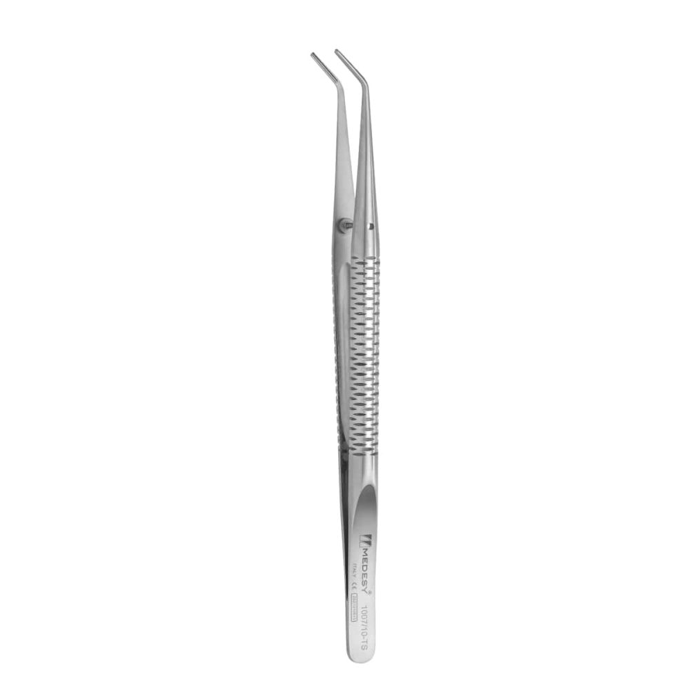 Pinza De Bakey Mini Angulada » Zeyco