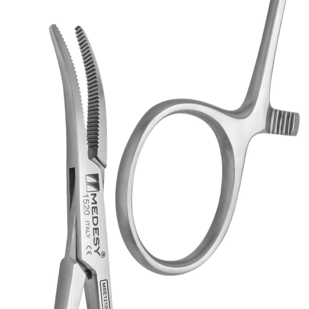 Pinza Straight Hemostática Mosquito Punta Curva 125 Mm » Zeyco
